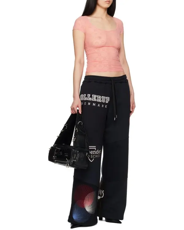 MARINE SERRE Regenerated Graphic Track Pants