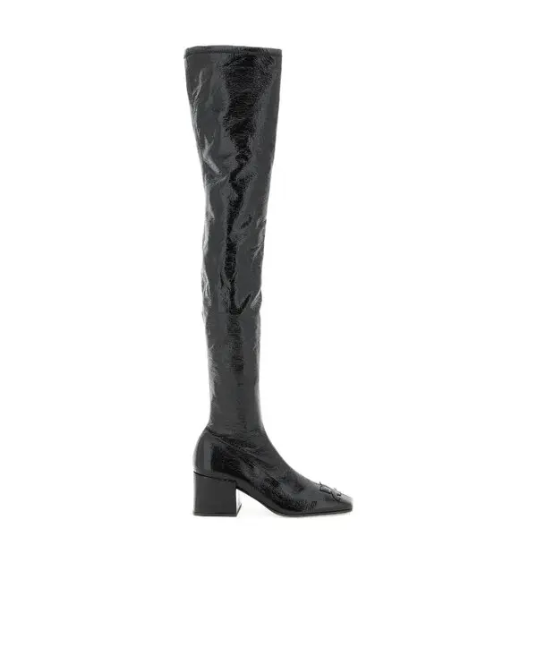 COURREGES Block Heel Thigh-high Boots