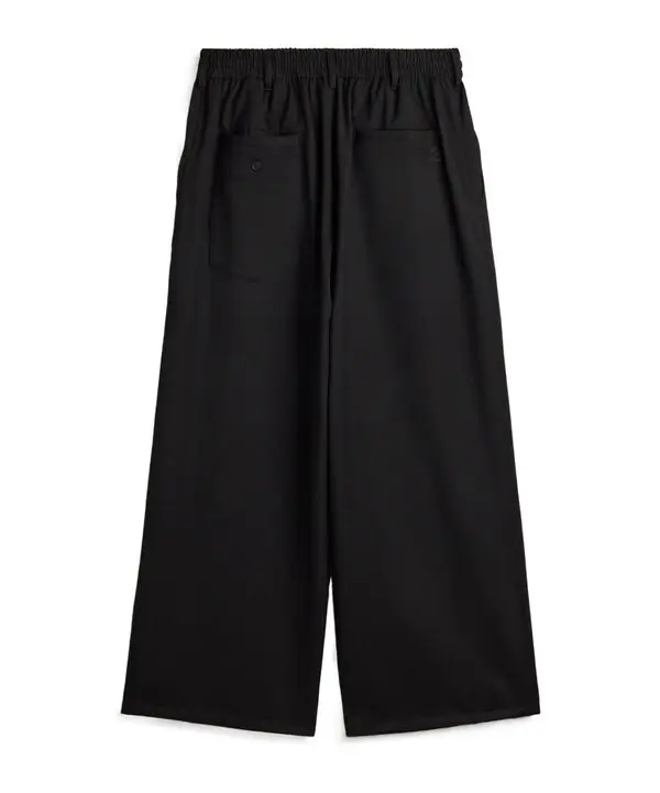 Y3 Wool Straight Leg Pants