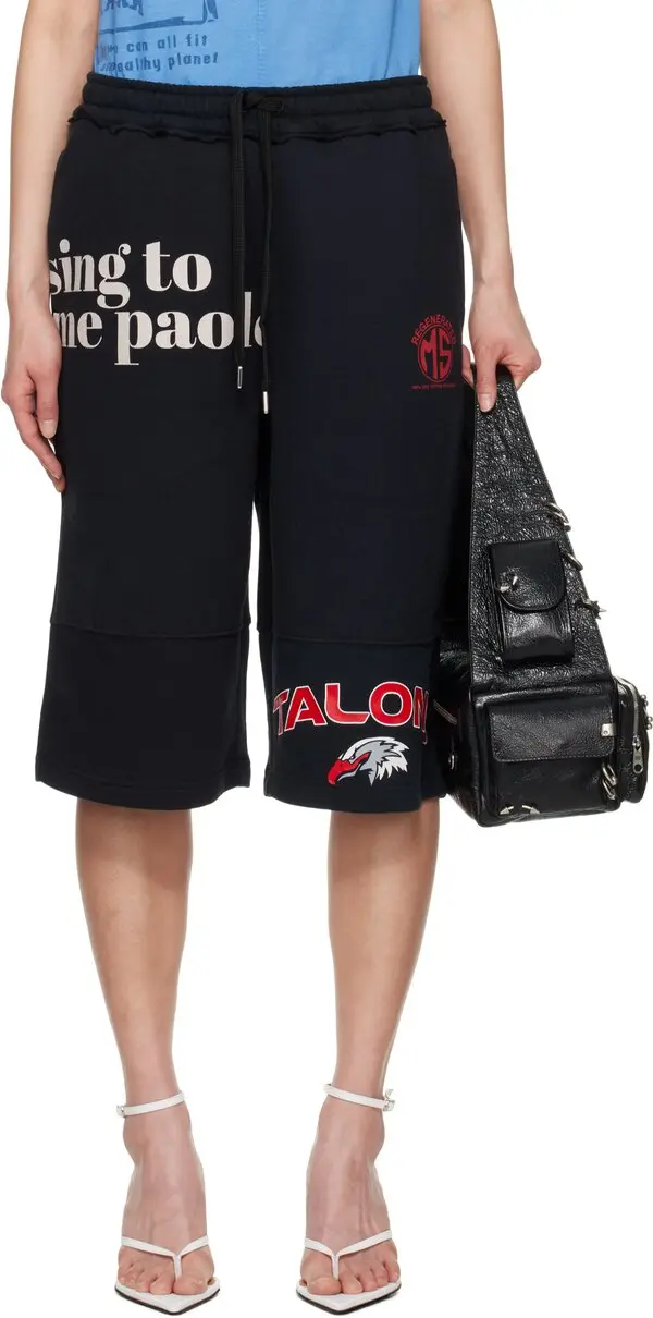 MARINE SERRE Regenerated Track Shorts