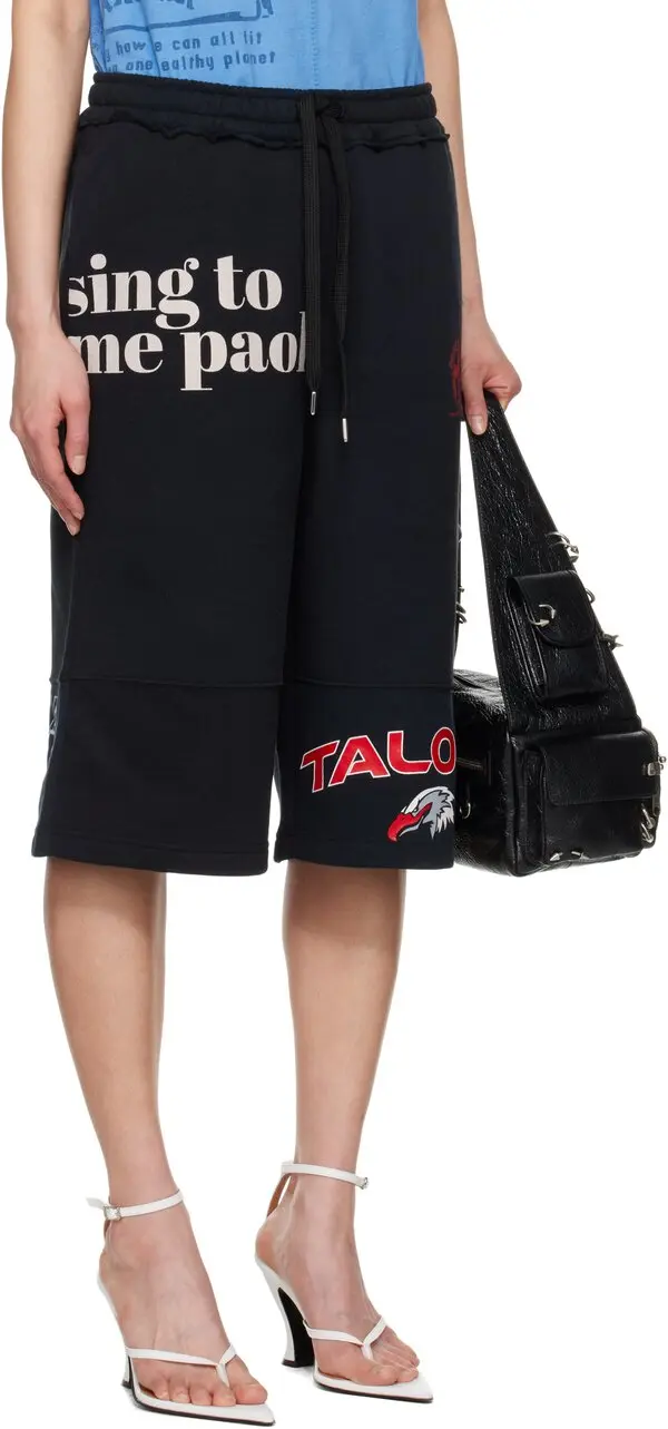 MARINE SERRE Regenerated Track Shorts
