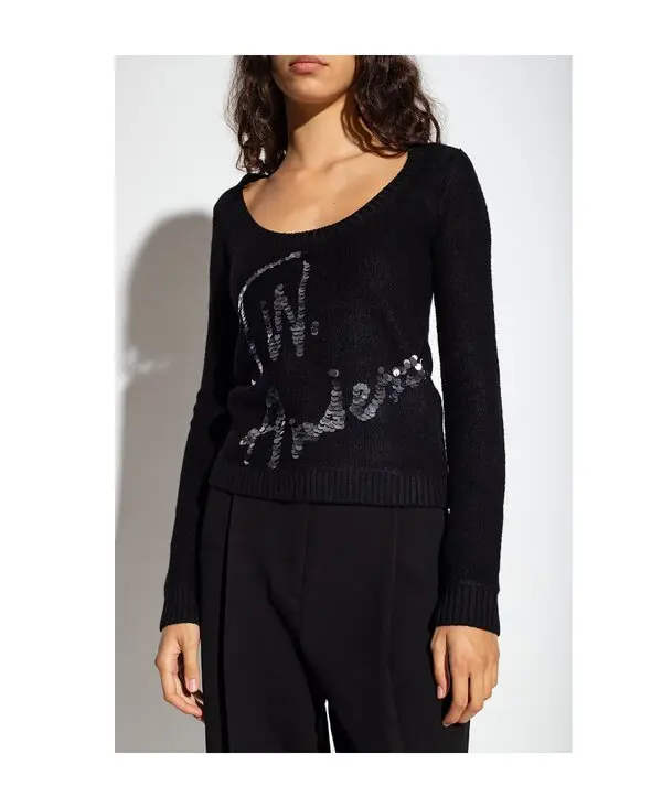 J.W.ANDERSON Jw Anderson Sequin Embellished Knitted Jumper