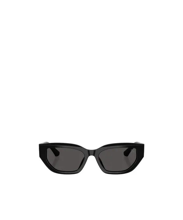 Burberry Cat Eye Geometric Frame Sunglasses - Black