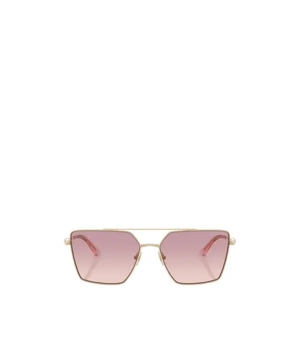JIMMY CHOO Full Frame Sunglasses - Gold