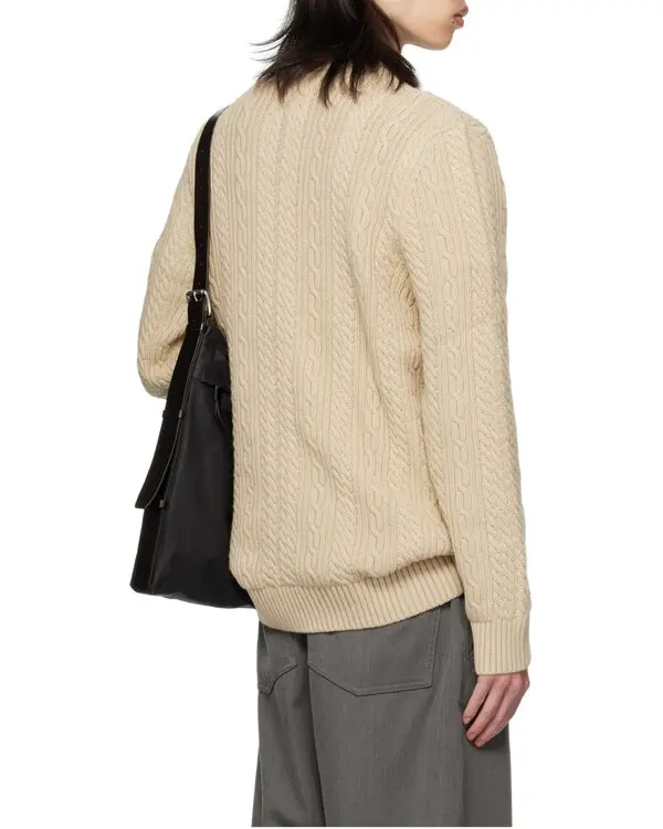 Barbour Cable-knit Crew Neck Long Sleeve Sweater