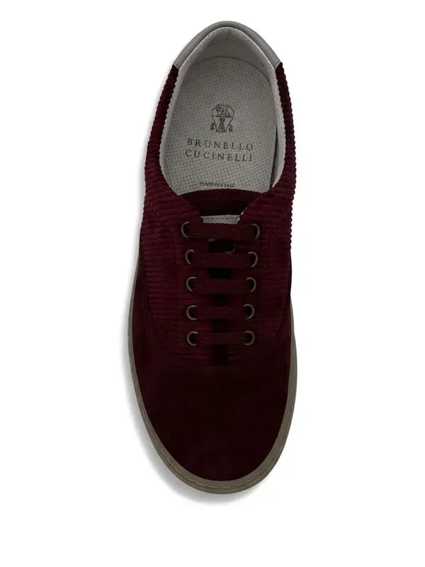 Brunello Cucinelli Corduroy-suede Sneakers
