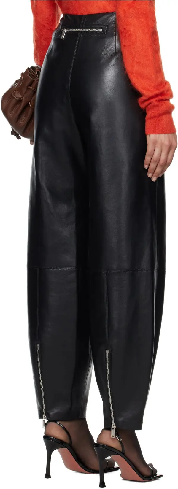 Nanushka Belted Buckle-detail Trousers