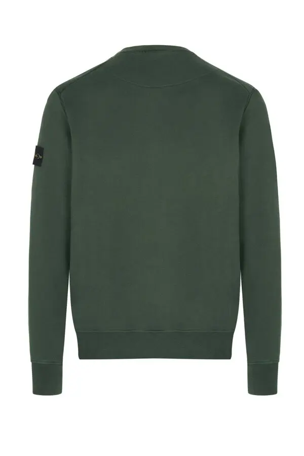 Stone Island Logo Patch Crewneck Sweatshirt