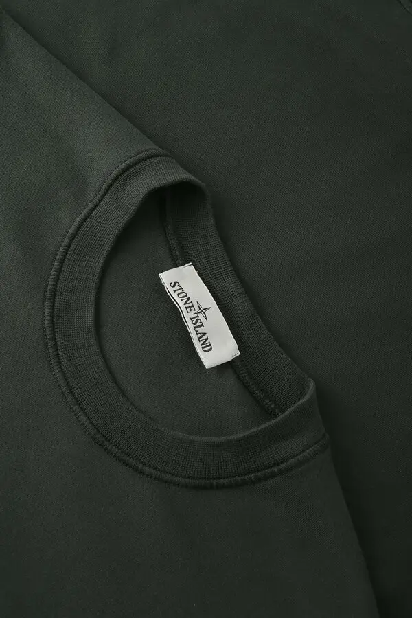 Stone Island Logo Patch Crewneck Sweatshirt
