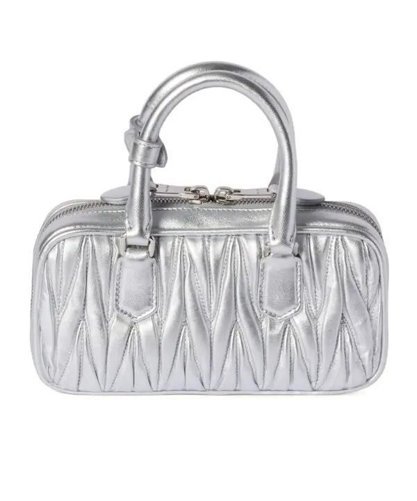 Miu Miu Arcadie Matelassé Nappa Leather Mini-bag