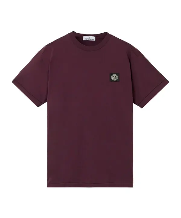 Stone Island Logo Patch Crewneck T-shirt
