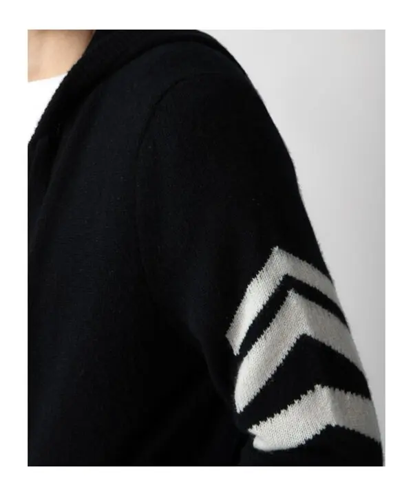 Zadig&Voltaire Clash Zip Up Hooded Cardigan