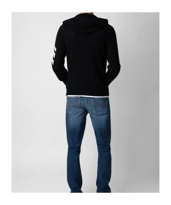 Zadig&Voltaire Clash Zip Up Hooded Cardigan