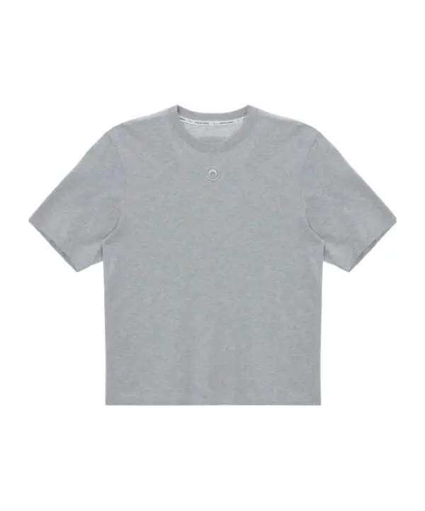 MARINE SERRE Logo Embroidered Crewneck T-shirt
