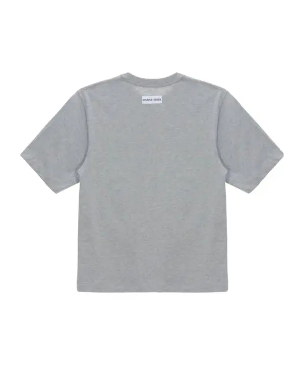MARINE SERRE Logo Embroidered Crewneck T-shirt