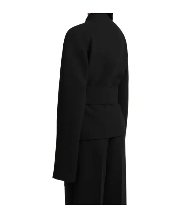 Khaite Edith Long-sleeved Belted Jacket
