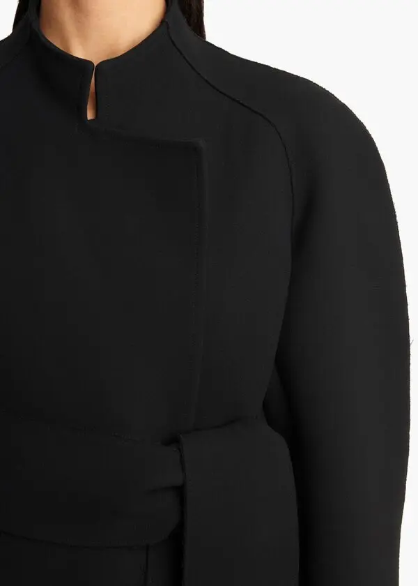 Khaite Edith Long-sleeved Belted Jacket
