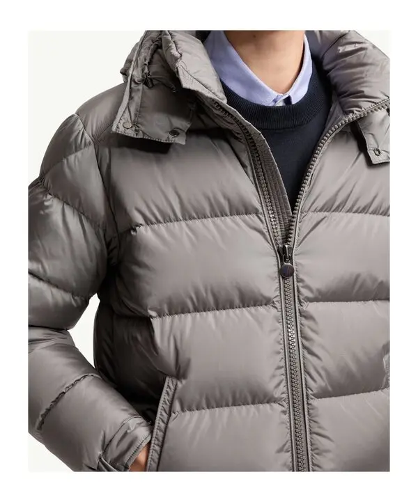 Moncler Maya Matte Short Down Jacket - Grey
