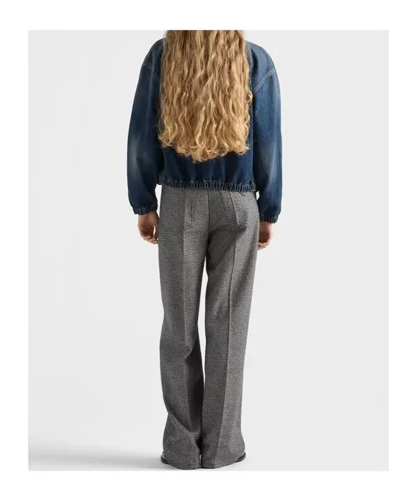 Prada Zip-up Denim Jacket