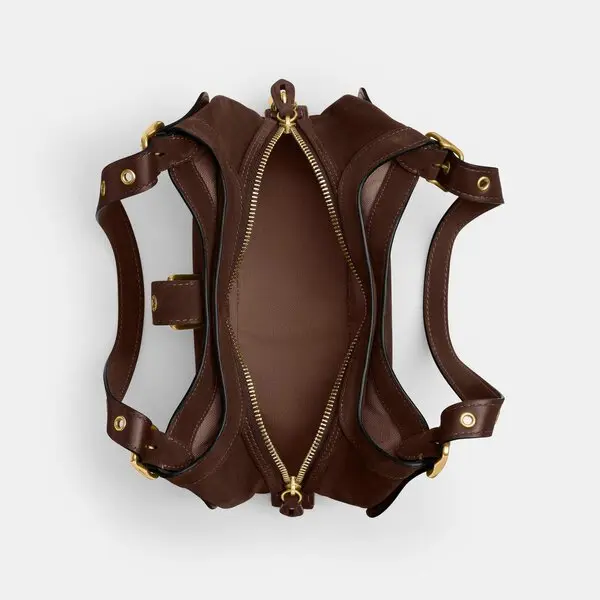 COACH Solid Color Shoulder Bag