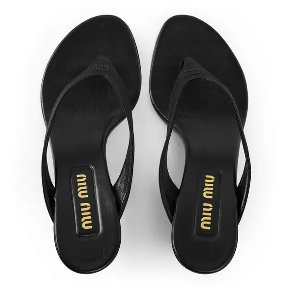 Miu Miu Heeled Mule Sandal