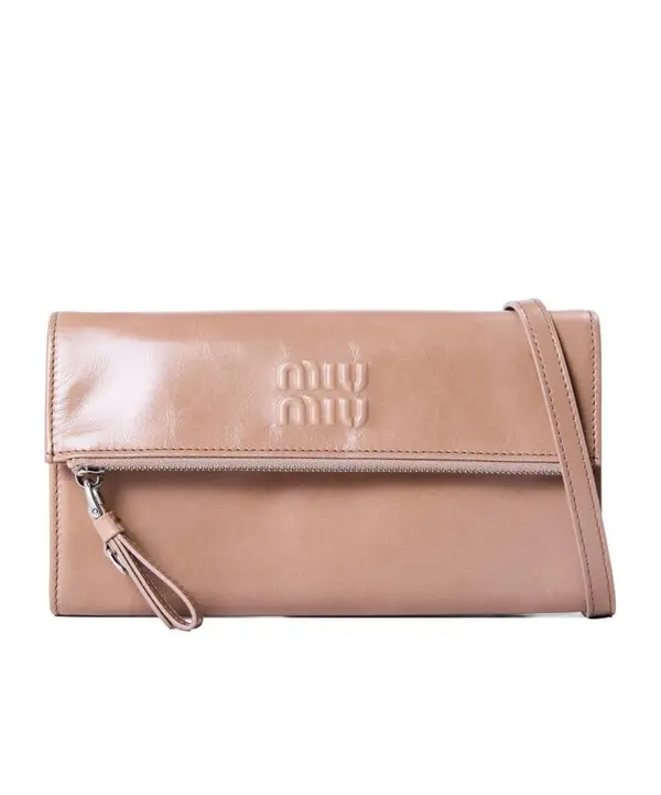 Miu Miu Exquisite Compact Leather Bag - No