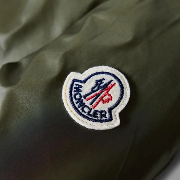 Moncler Glossy Lightweight Bomber Jacket