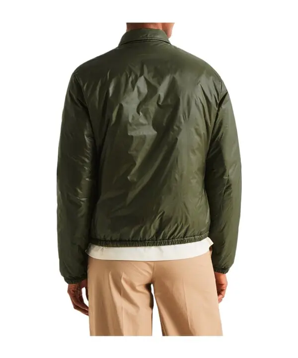 Moncler Glossy Lightweight Bomber Jacket