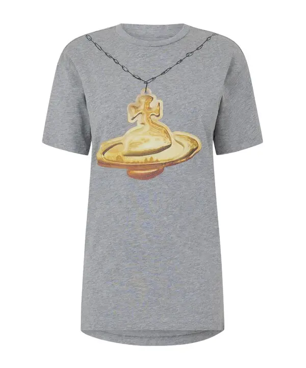 VIVIENNE WESTWOOD Heather Gray Short-sleeve Tee - Grey