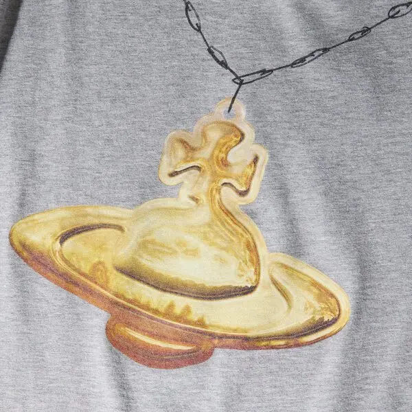 VIVIENNE WESTWOOD Heather Gray Short-sleeve Tee