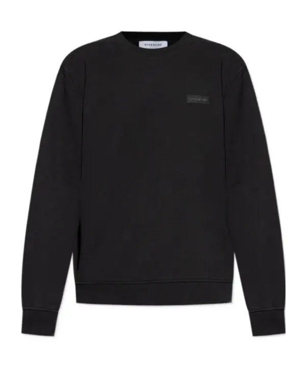 Givenchy Logo Patch Crewneck Sweatshirt