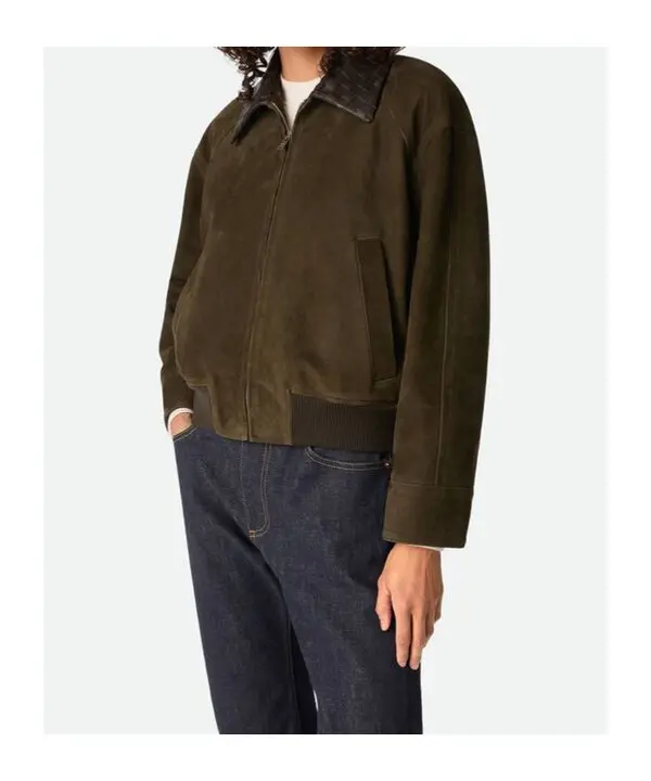 Bottega Veneta Suede Leather Blouson