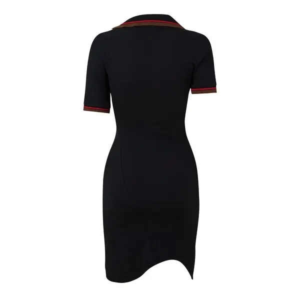 VIVIENNE WESTWOOD Solid Color Polo Dress