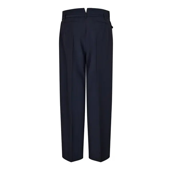 Prada High-waisted Pleated Wide Leg Trousers