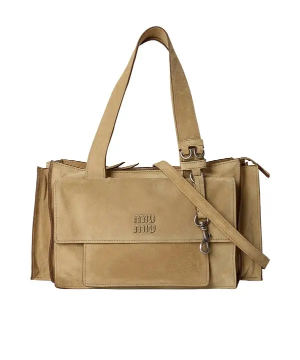 Miu Miu Suede Shoulder Bag