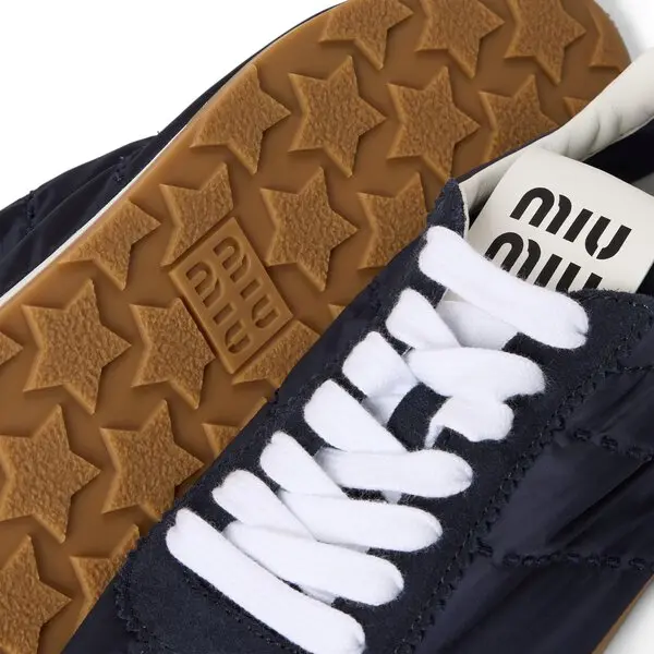 Miu Miu Plume Suede Sneakers - No