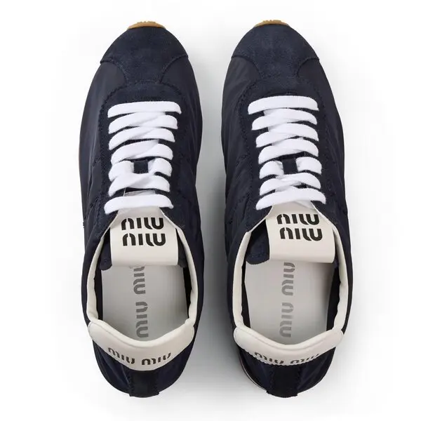 Miu Miu Plume Suede Sneakers - No