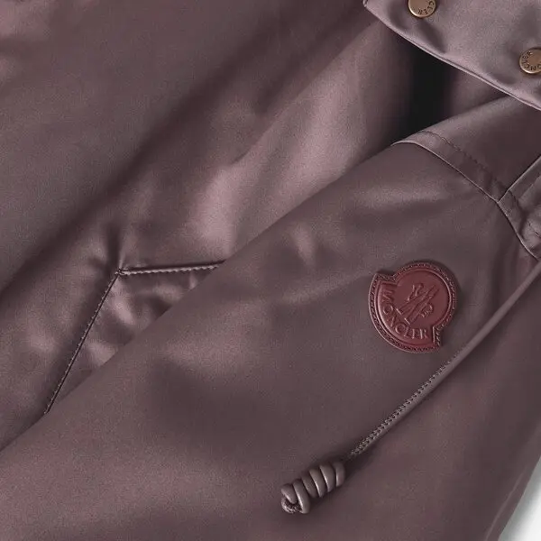 Moncler Cropped Satin Field Jacket