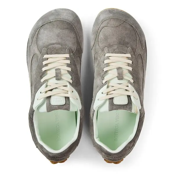 Bottega Veneta Solid Color Low Top Trainers