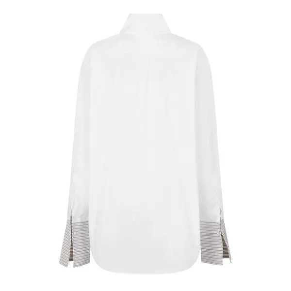 Prada Oversized Striped Cuff Shirt