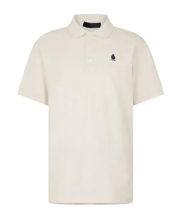 Prada Short-sleeve Pique Polo Shirt