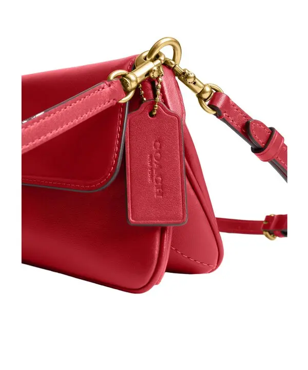 COACH Solid Color Shoulder Bag