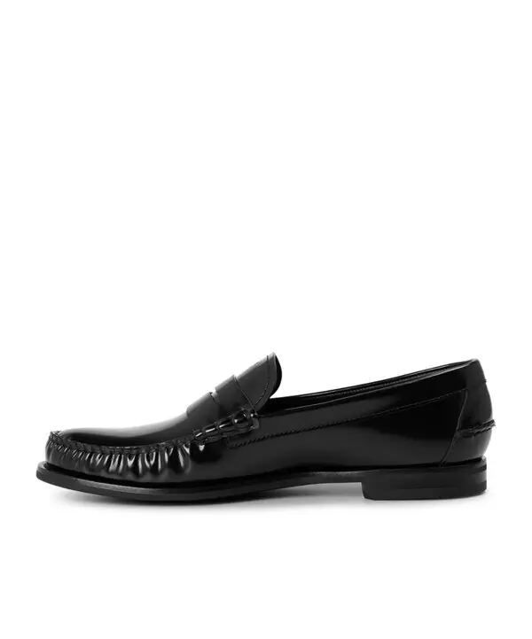 Prada Foil Mocassin Loafers