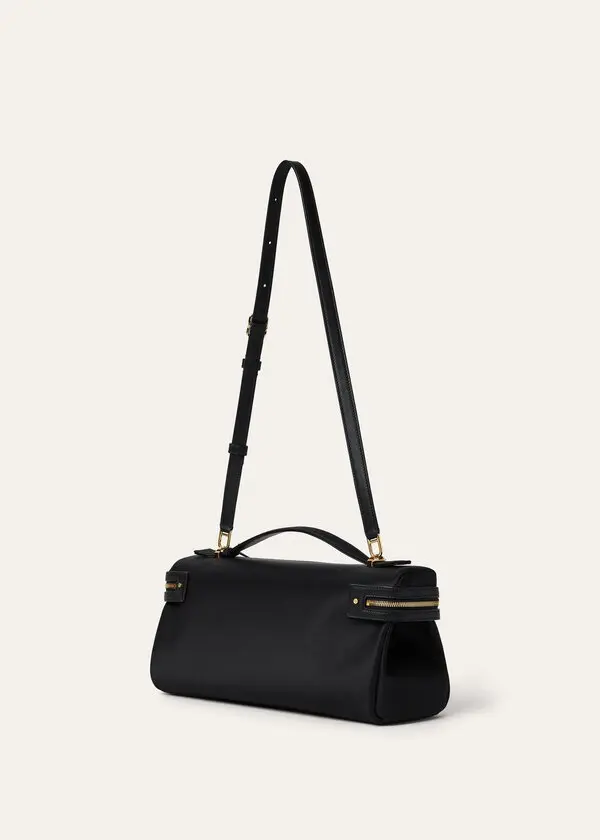Loro Piana Extra Softy Bag L33 Shoulder Bag - Black/gold