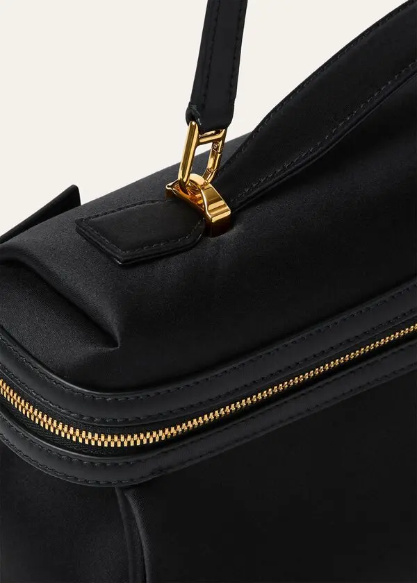 Loro Piana Extra Softy Bag L33 Shoulder Bag - Black/gold
