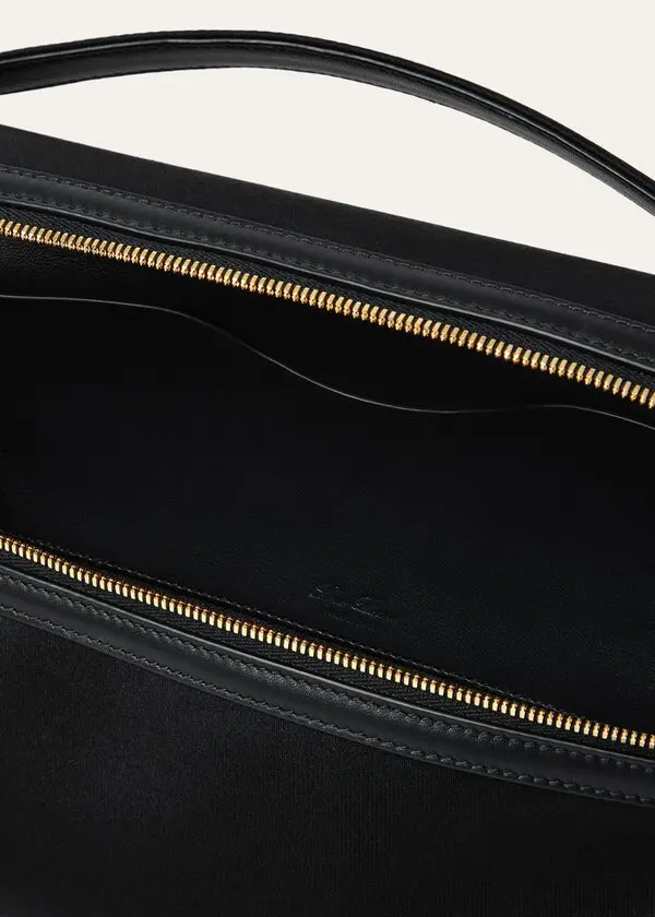 Loro Piana Extra Softy Bag L33 Shoulder Bag - Black/gold