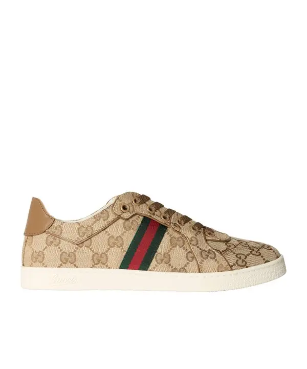 Gucci Gg Canvas Runner Sneakers - No