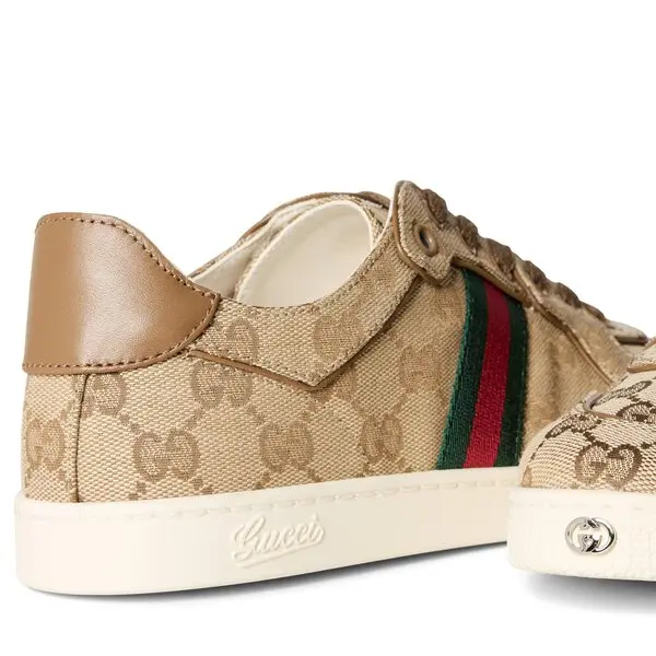 Gucci Gg Canvas Runner Sneakers