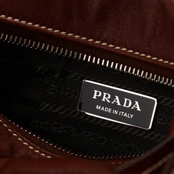 Prada Vintage Soft Leather Tote Bag