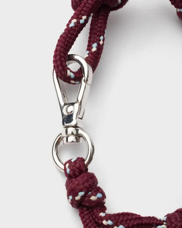 Prada Logo Cord Bracelet